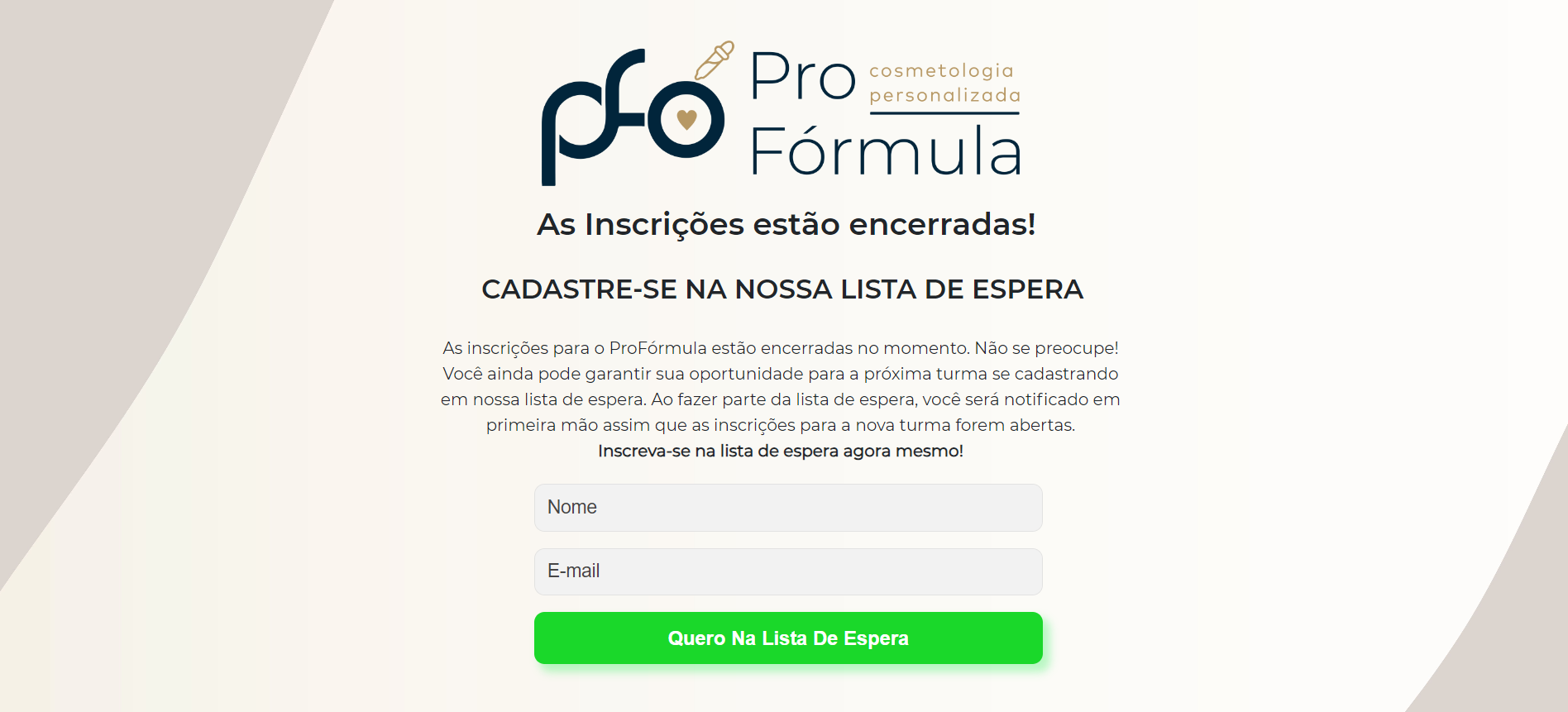 Marina Guanor | Lista de Espera ProFórmula